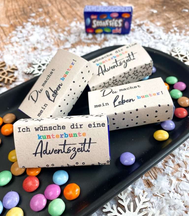 Kleines Geschenk mit Smarties | Pappyra | Shop